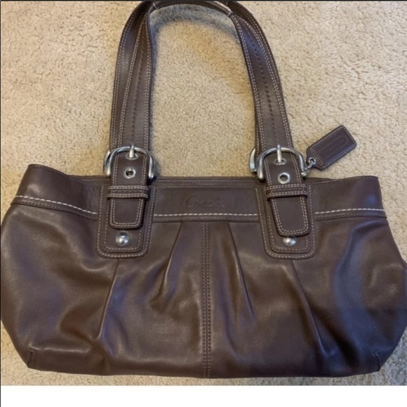 Coach | Bags | Coach Brown Leather Soho F3732 Tote Shoulder Bag | Poshmark